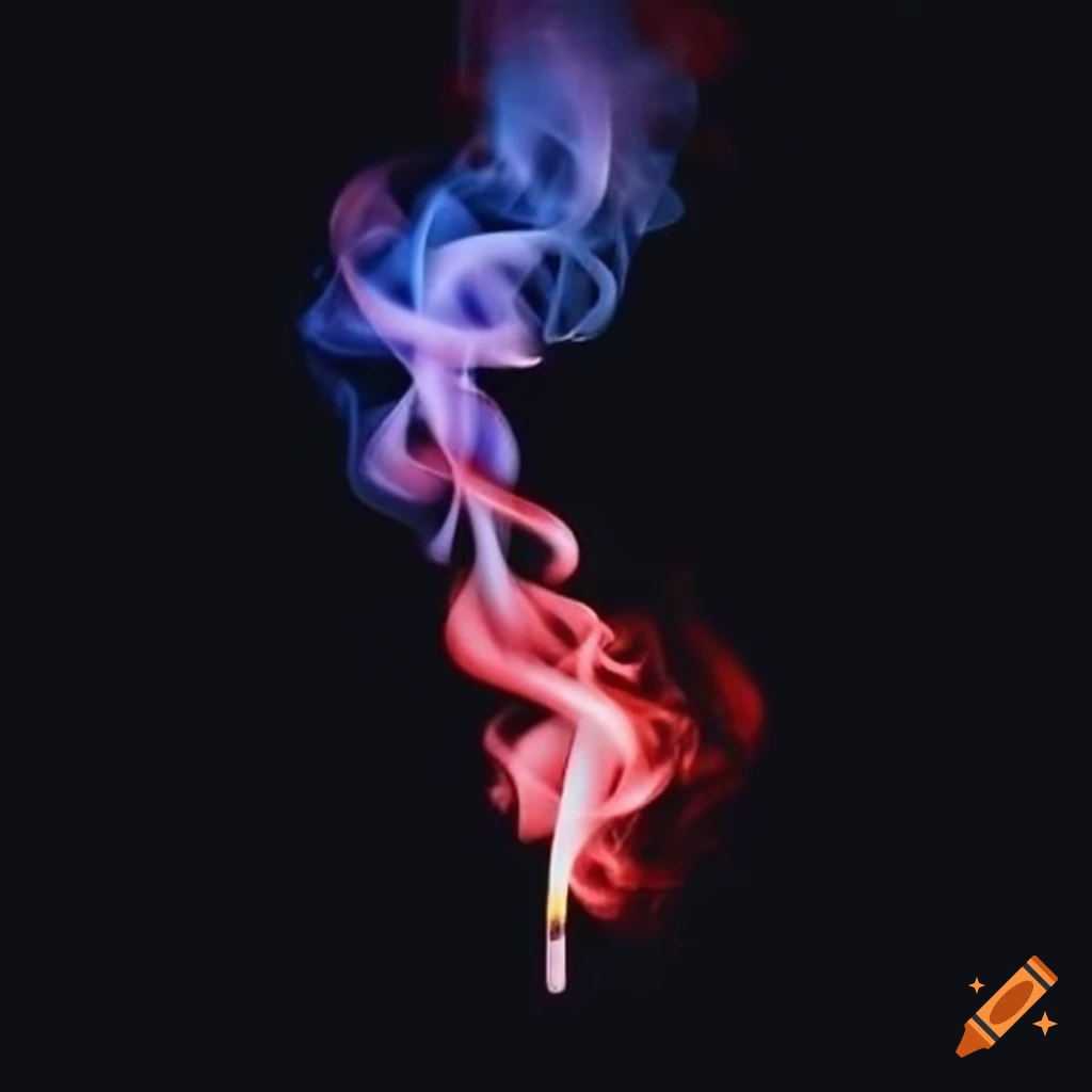 Artistic representation of smoke with a twist on Craiyon