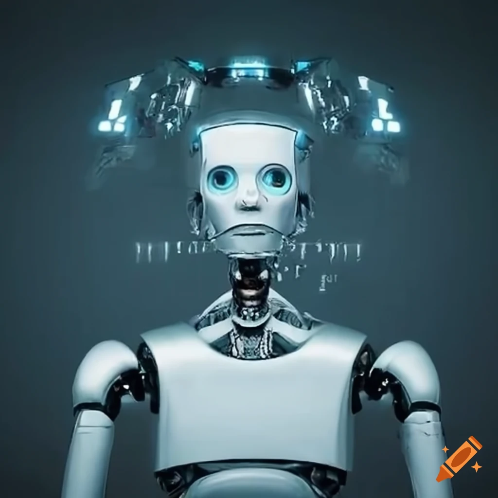 Image Of A Powerful Robot In A Futuristic Kingdom