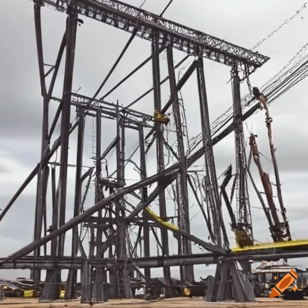 Illustration of a structure under load