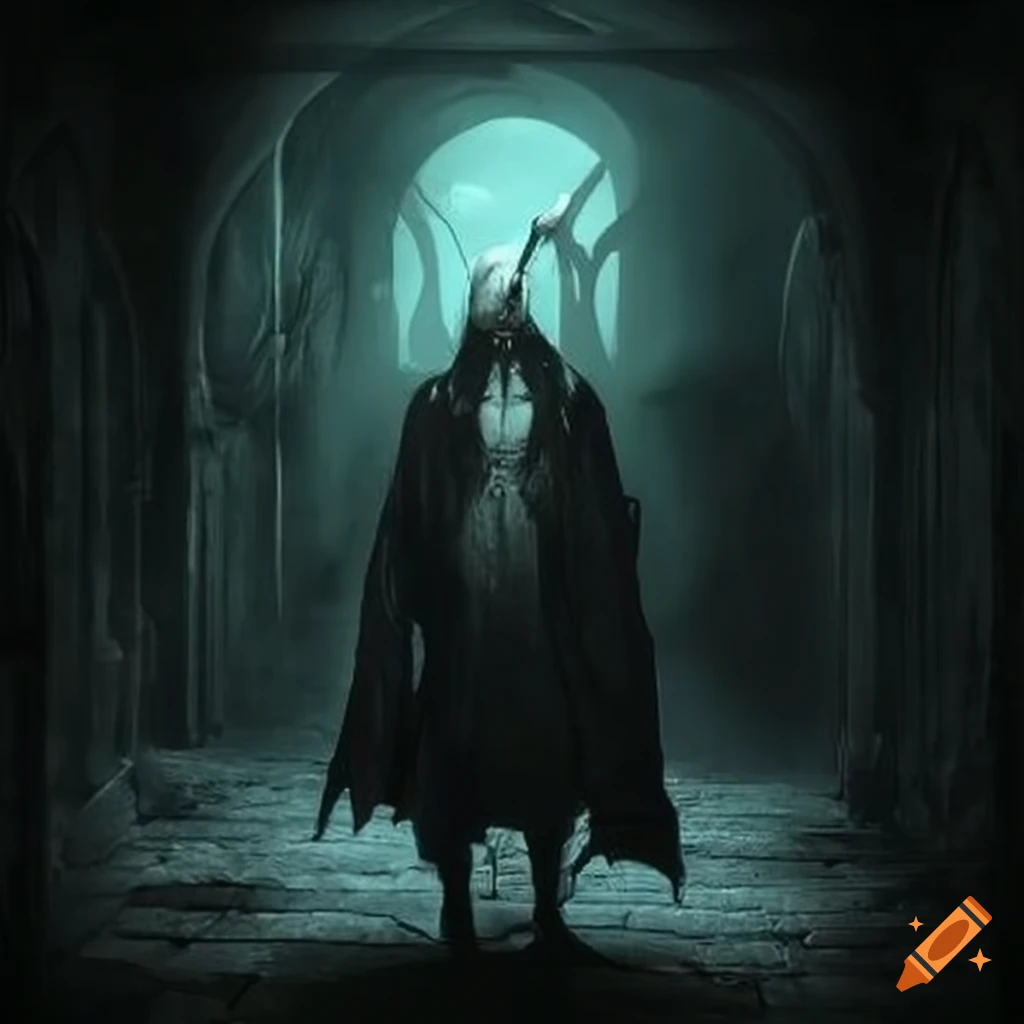 Image of a vampire in a dark street