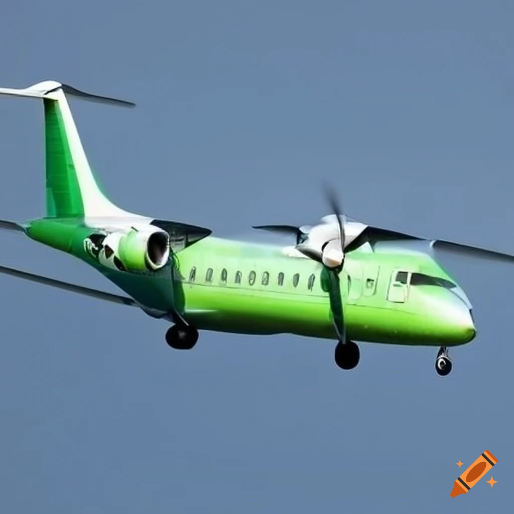 Q400 airplane pilot on Craiyon
