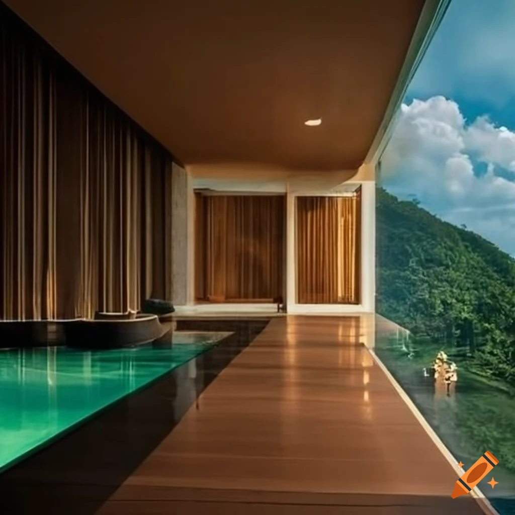 Minimalist luxury resort suite in mindoro, philippines on Craiyon