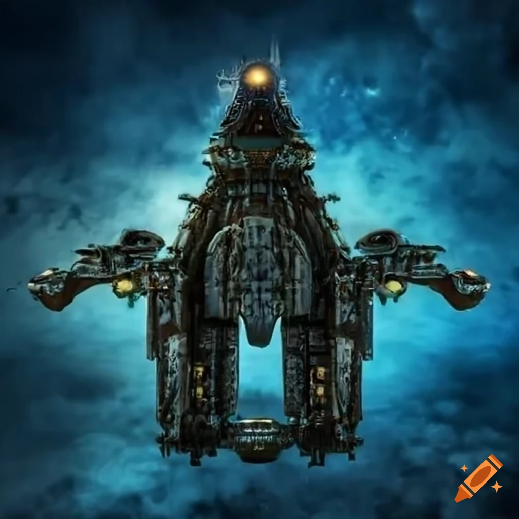 Surrealist artwork of aliens and machines on Craiyon