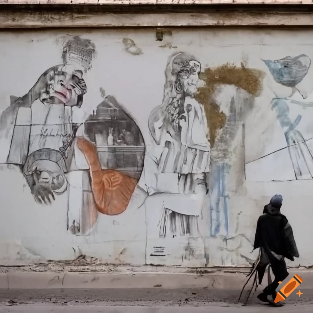 Persian graffiti ,tehran on Craiyon