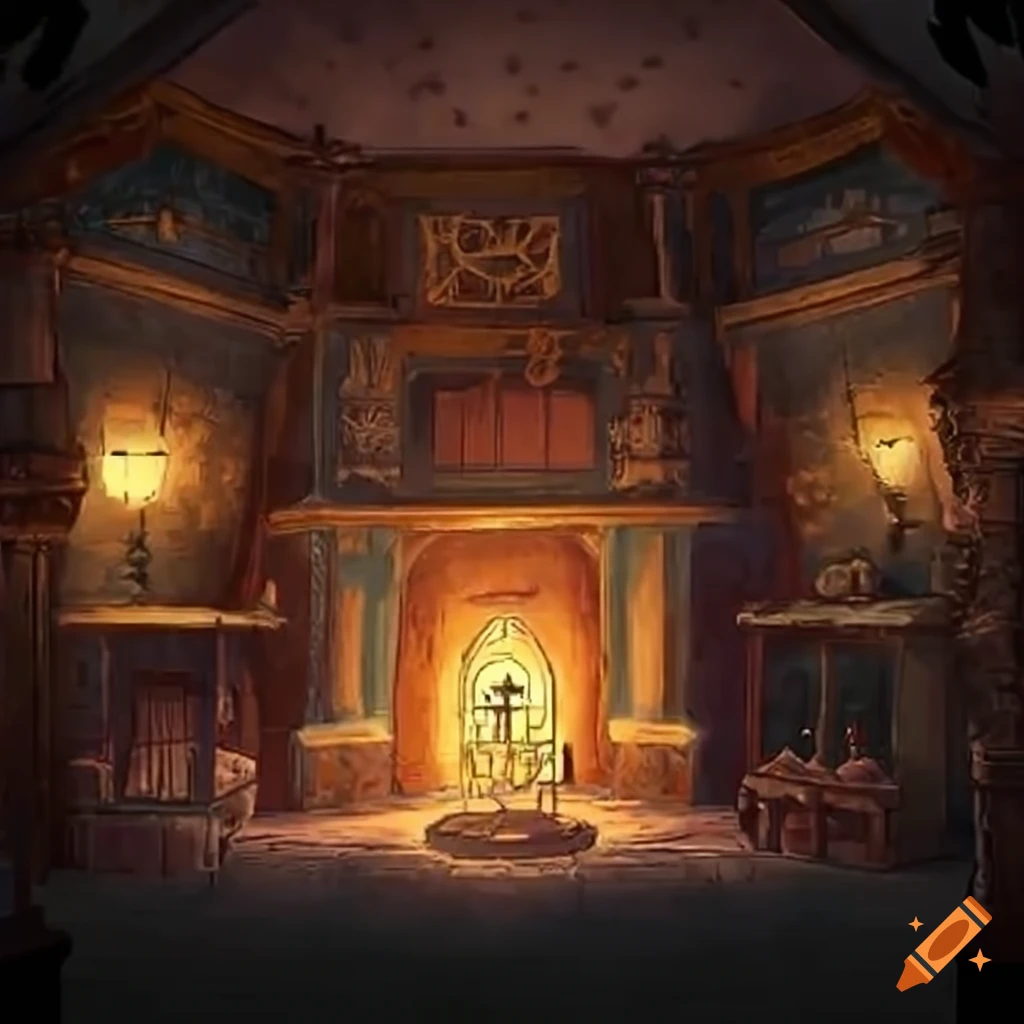 Victorian style house in a platformer video game