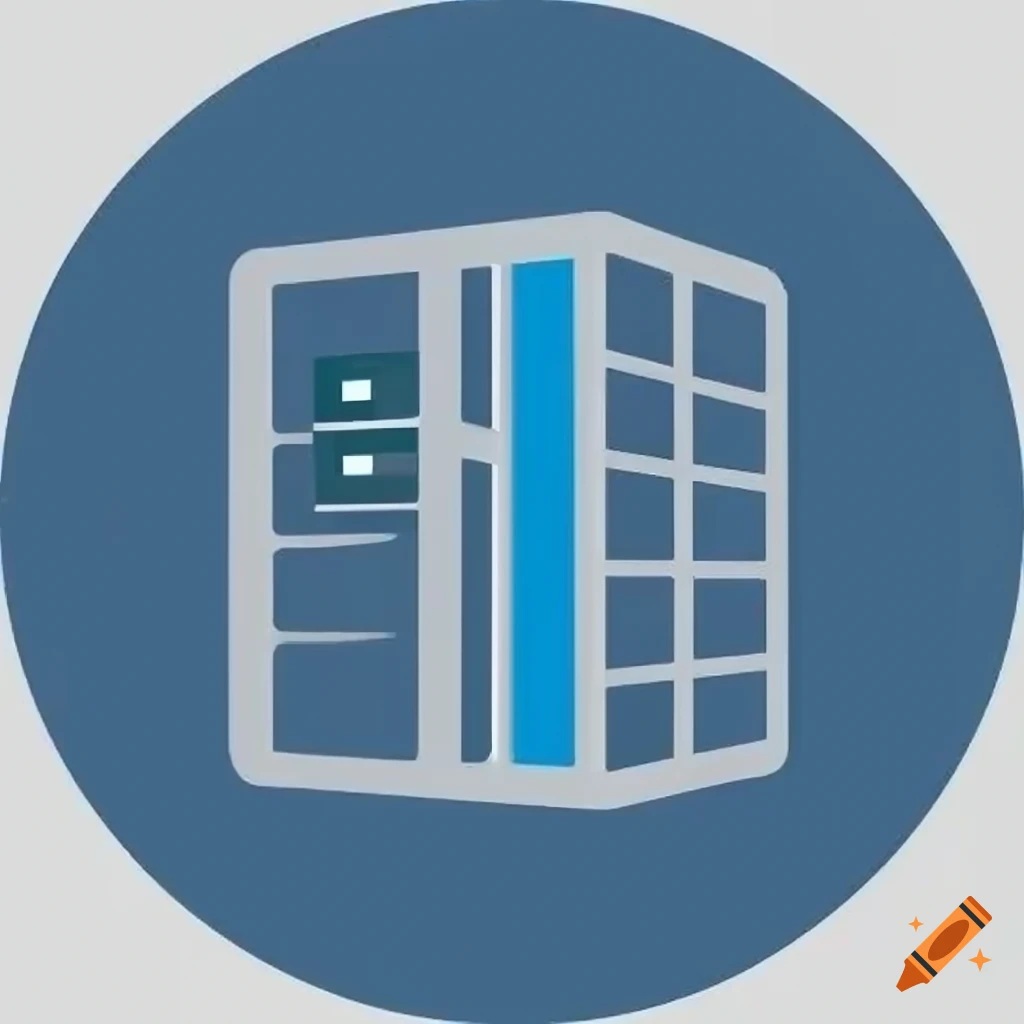Company Administration Computer Server Logo On Craiyon