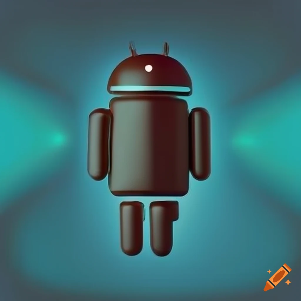 Custom abstract android logo on Craiyon
