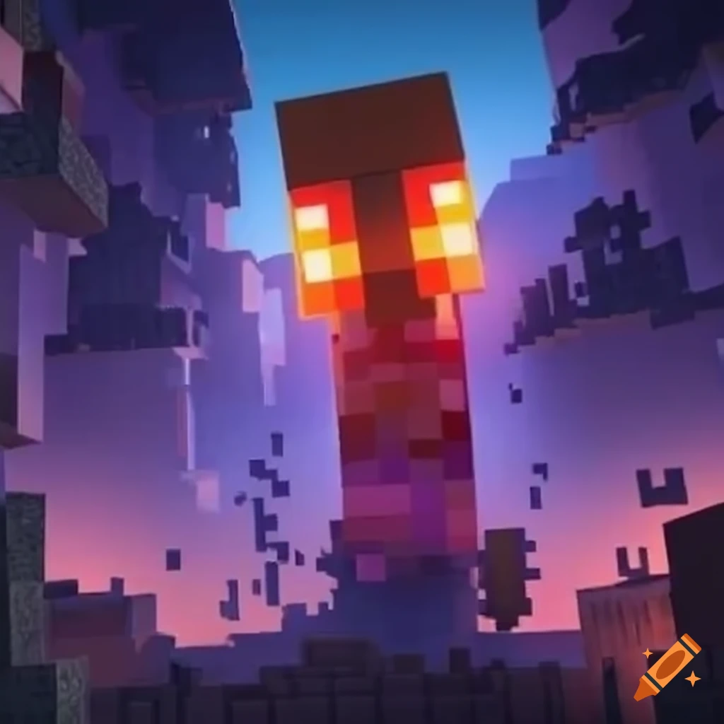 Minecraft Transformation Effect