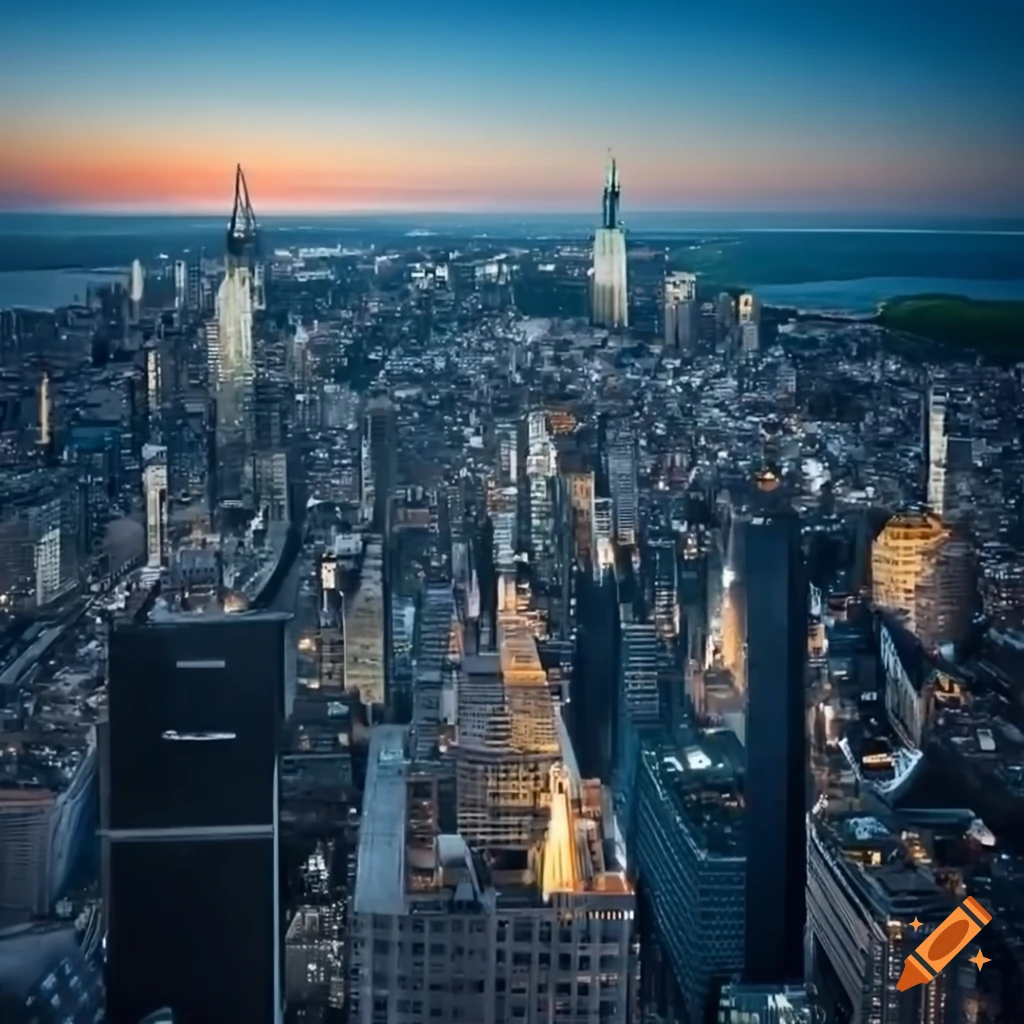 Cityscape view on Craiyon