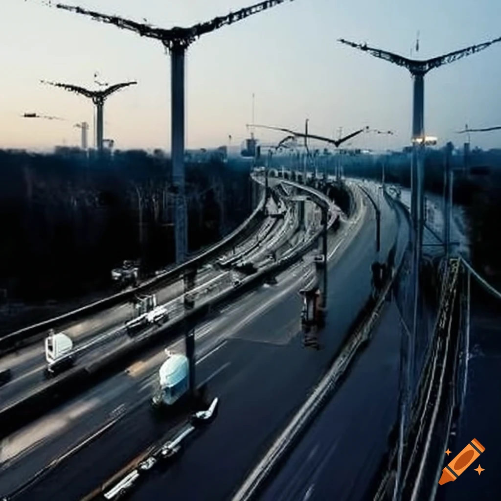 Image of intricate urban infrastructure