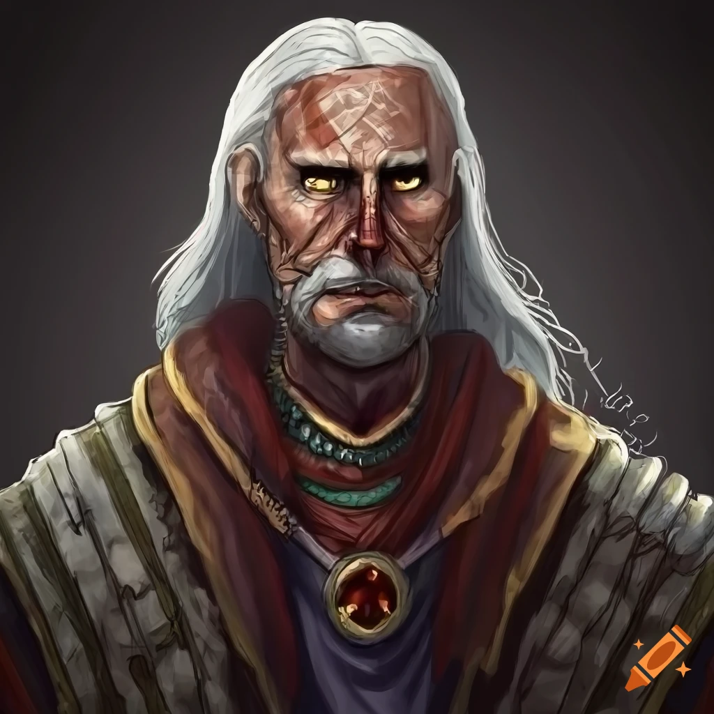 Portrait of tehol beddict from malazan book of the fallen series on Craiyon