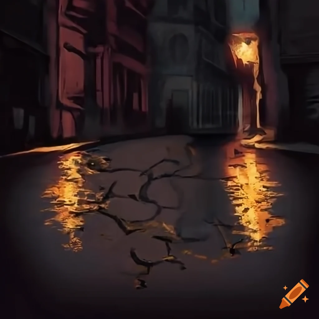 Grunge texture of a dirty street asphalt on Craiyon