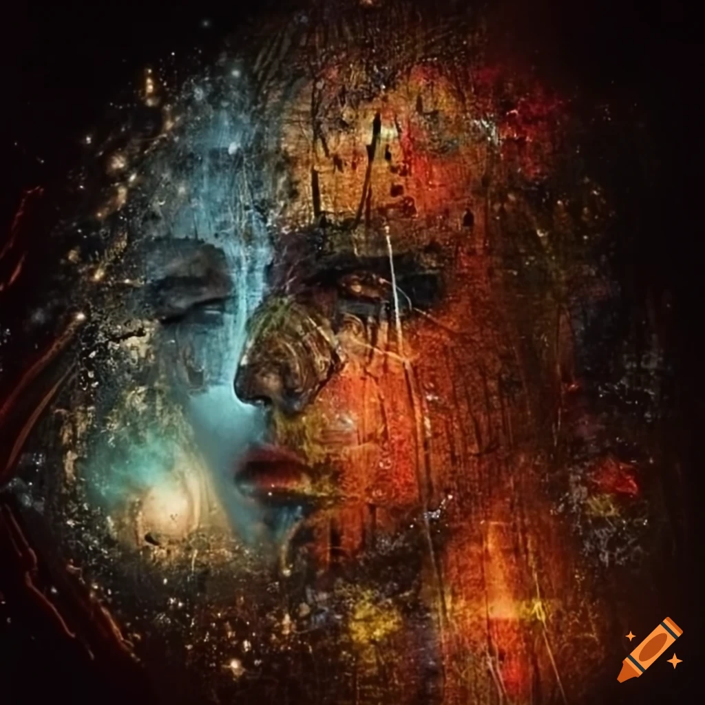 Abstract artwork representing intelligence and technology on Craiyon