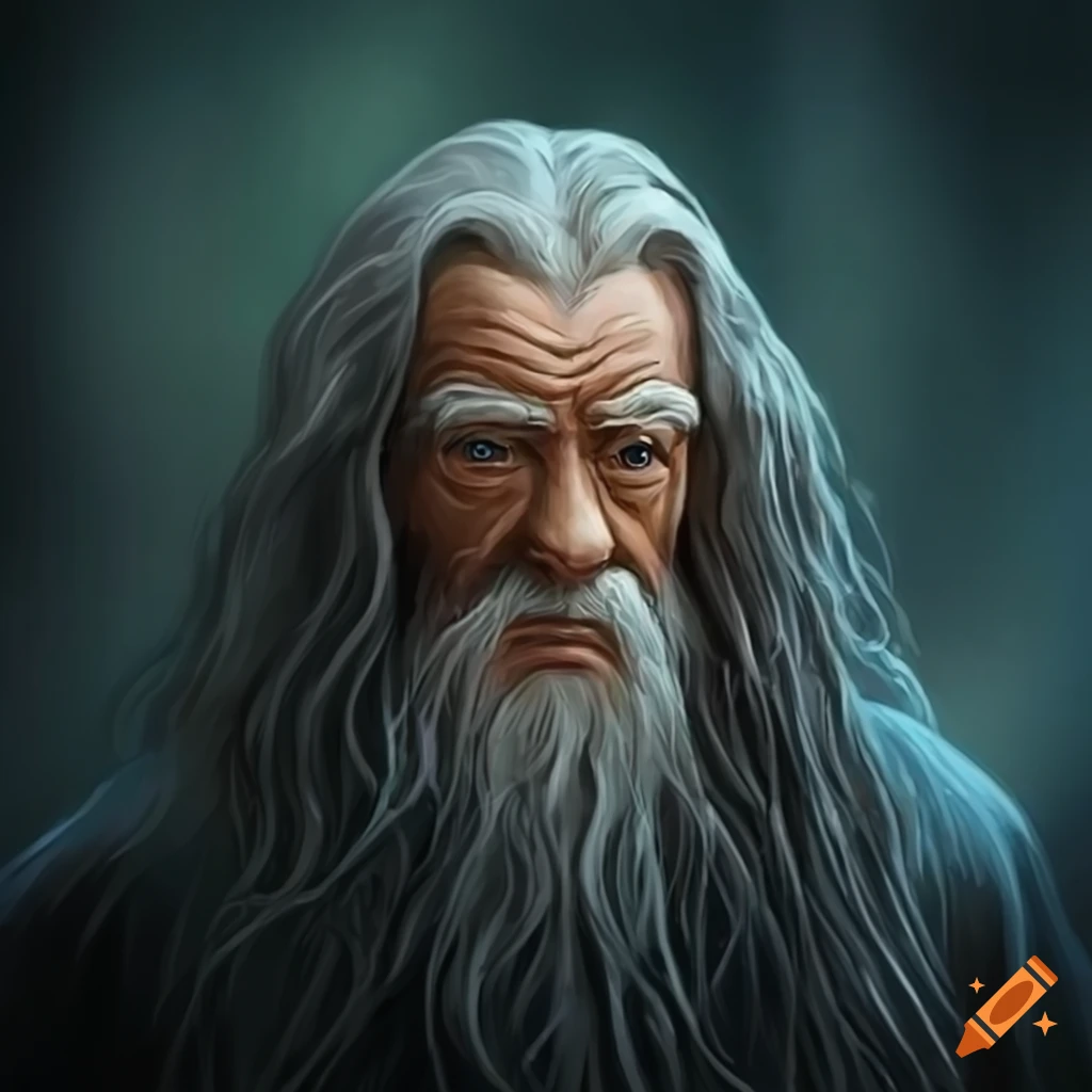 Black Gandalf Character On Craiyon