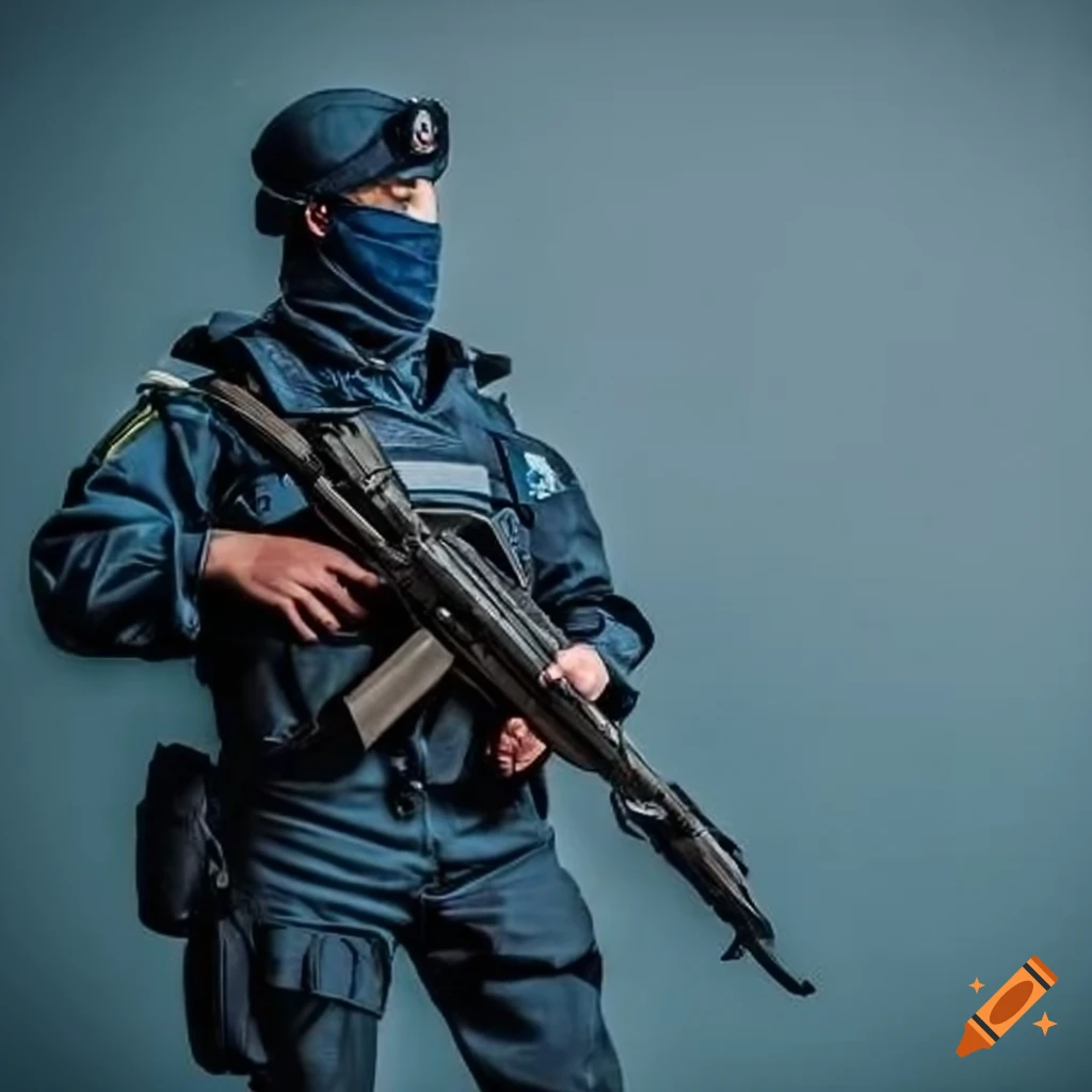 Modern german police vehicle on Craiyon