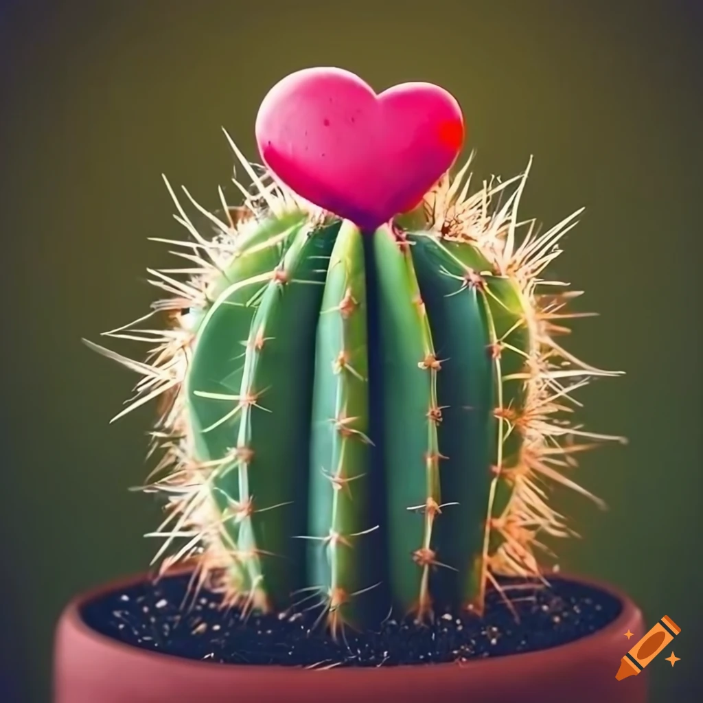 Image depicting a cactus representing love