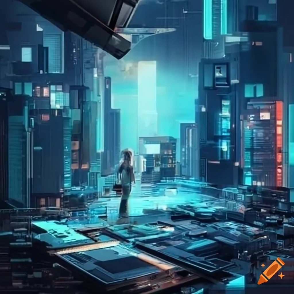 Concept art of futuristic ai architect on Craiyon