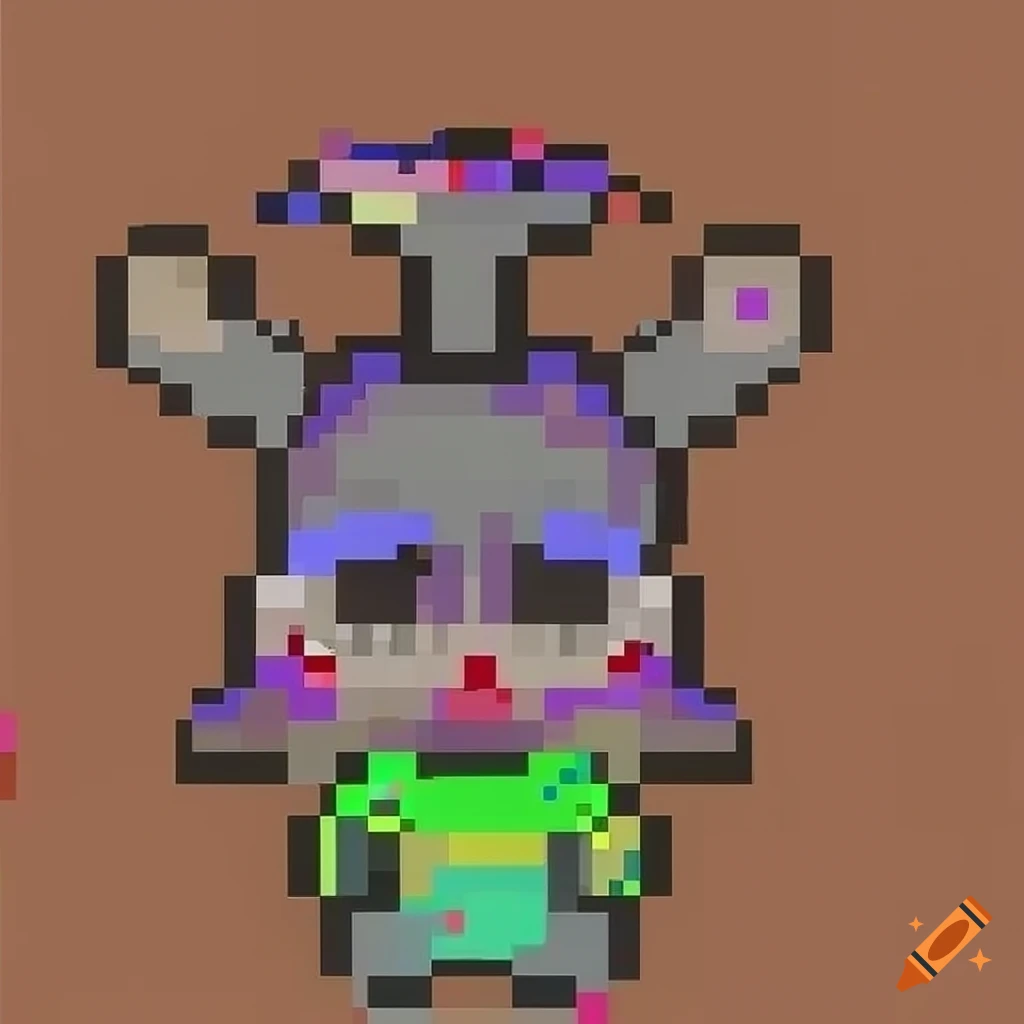 Rabbit troop 8-bit on Craiyon