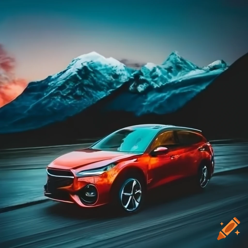 Car photography on Craiyon