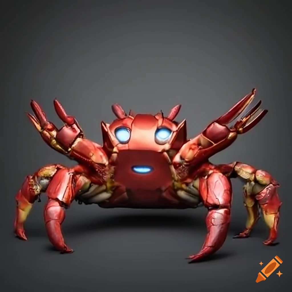 Crab playing basketball on Craiyon