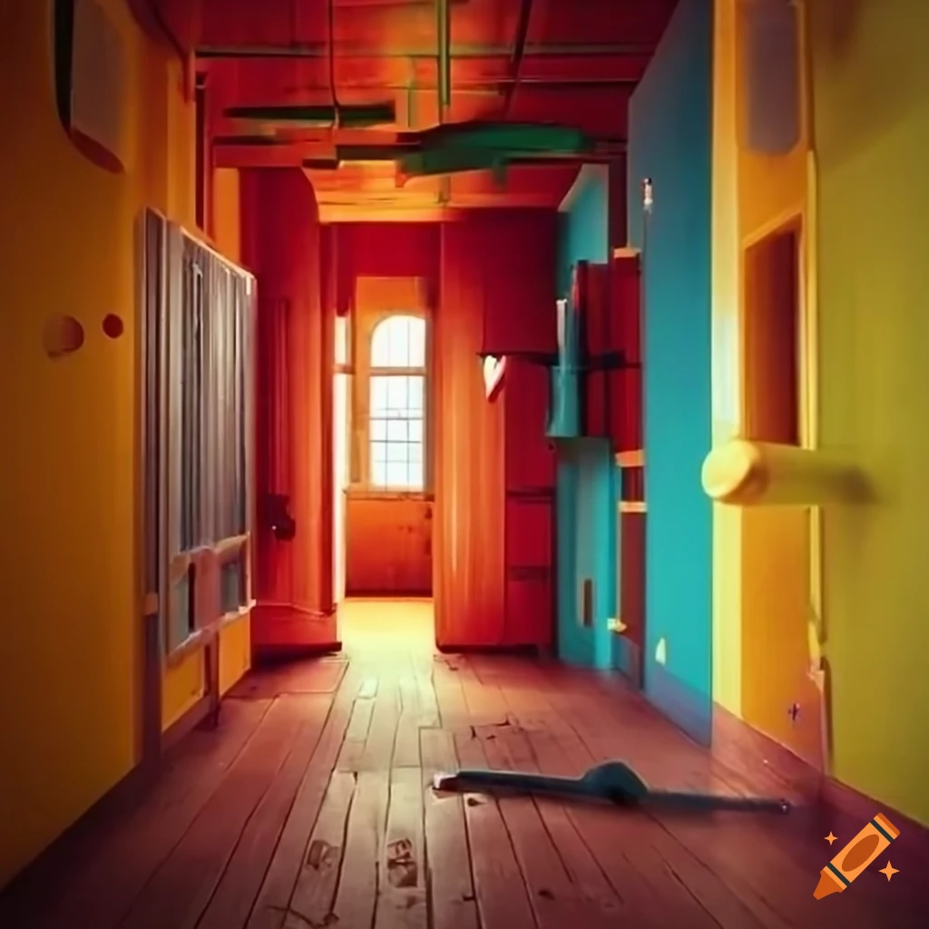 Photo of an indoor house playground