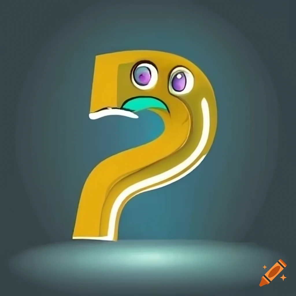 Animated illustration of the number two on Craiyon