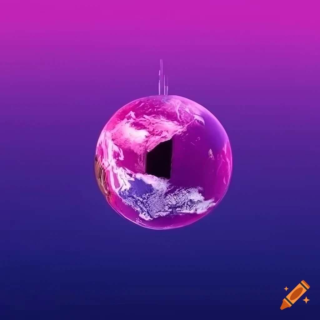 Floating earth chunks with skyscrapers in space on Craiyon