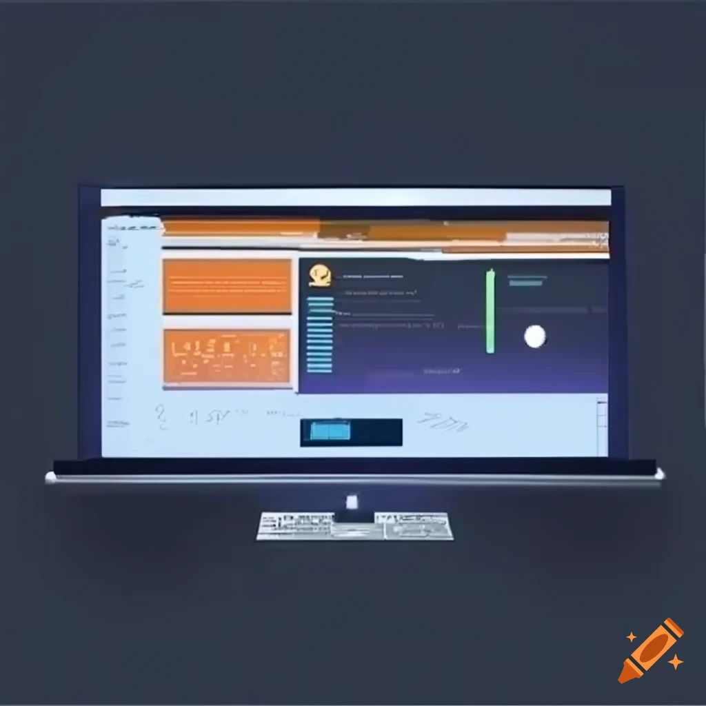 Sleek and modern gaming interface for Linux users on Craiyon