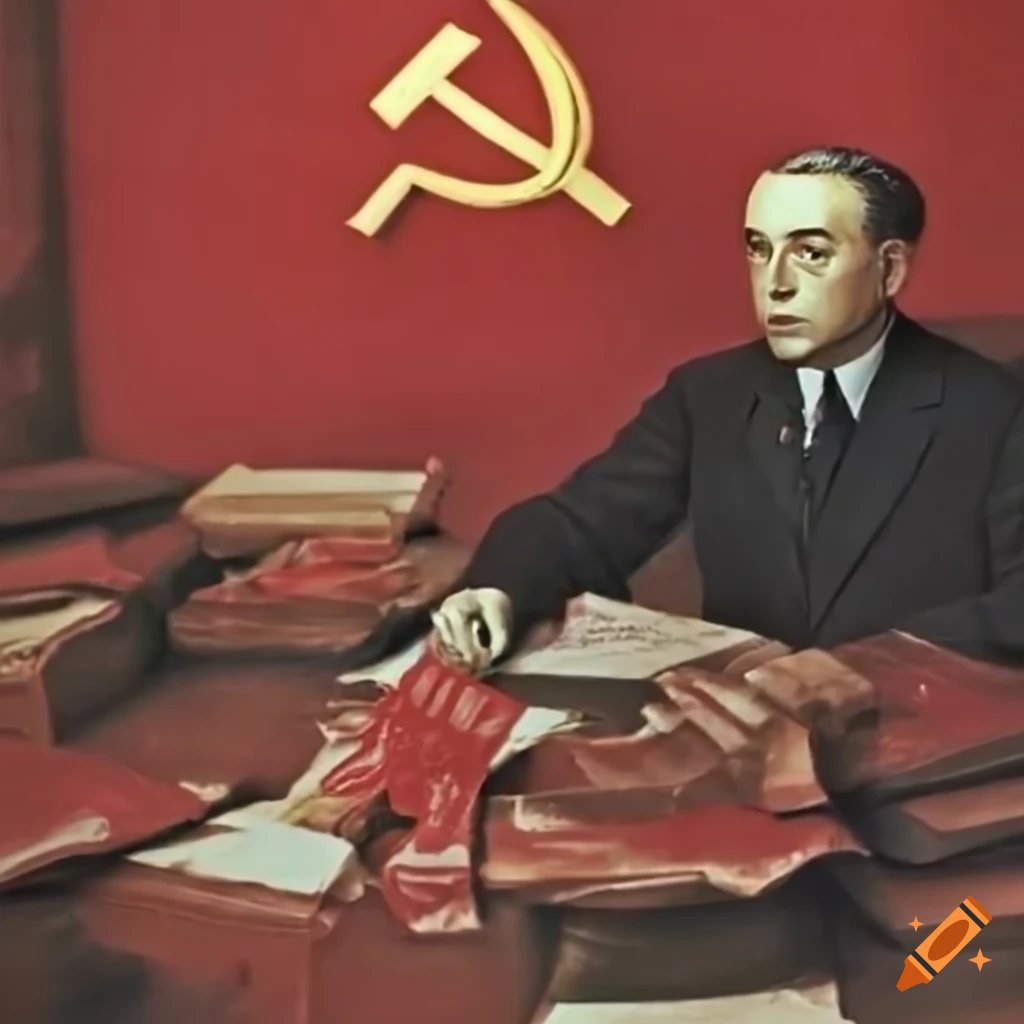 Representation of ussr communism on Craiyon