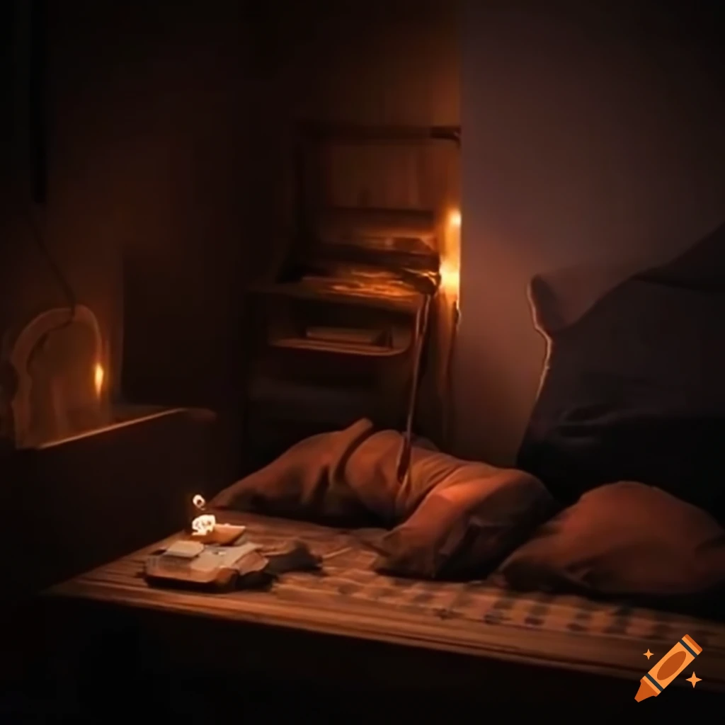 Cozy Cottage With A Woman Recovering In Bed