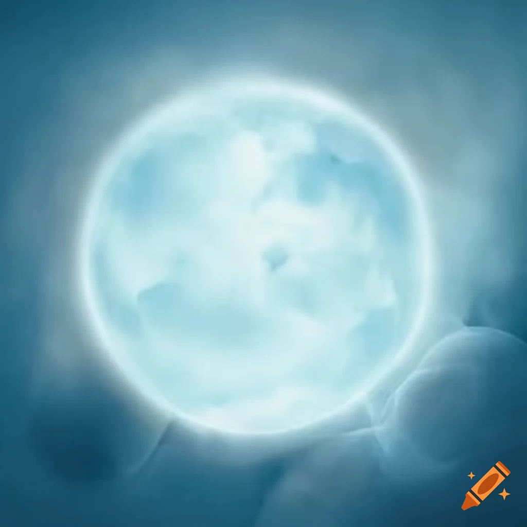 Magical white orb in anime style on Craiyon