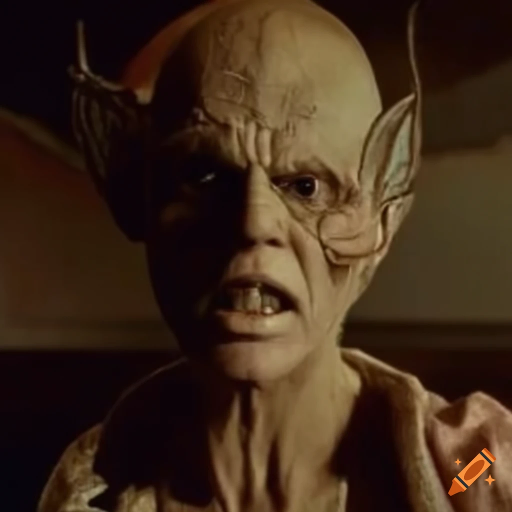 Vintage-style movie monster: half man-half bat creature on Craiyon