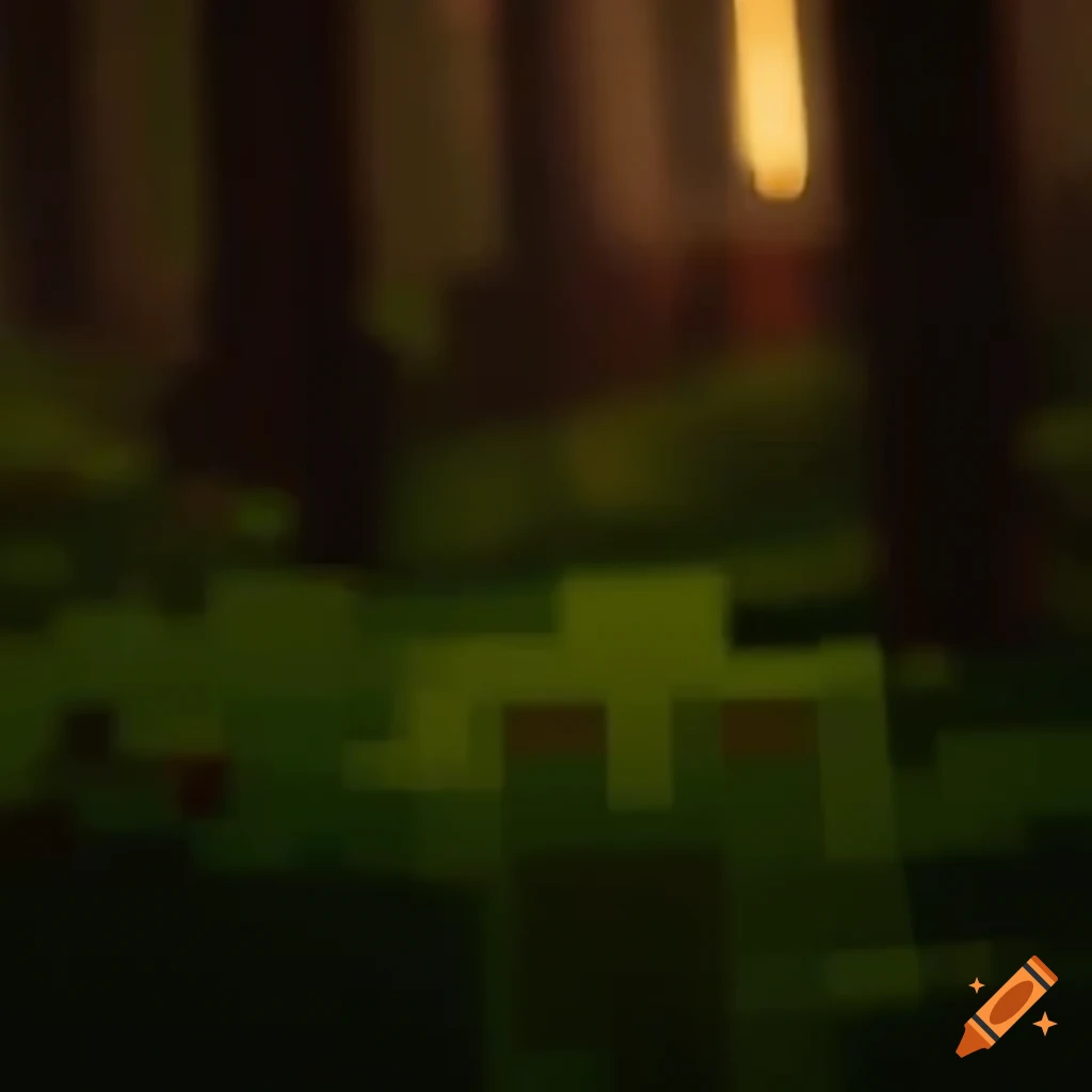 Mastering minecraft's capture on Craiyon