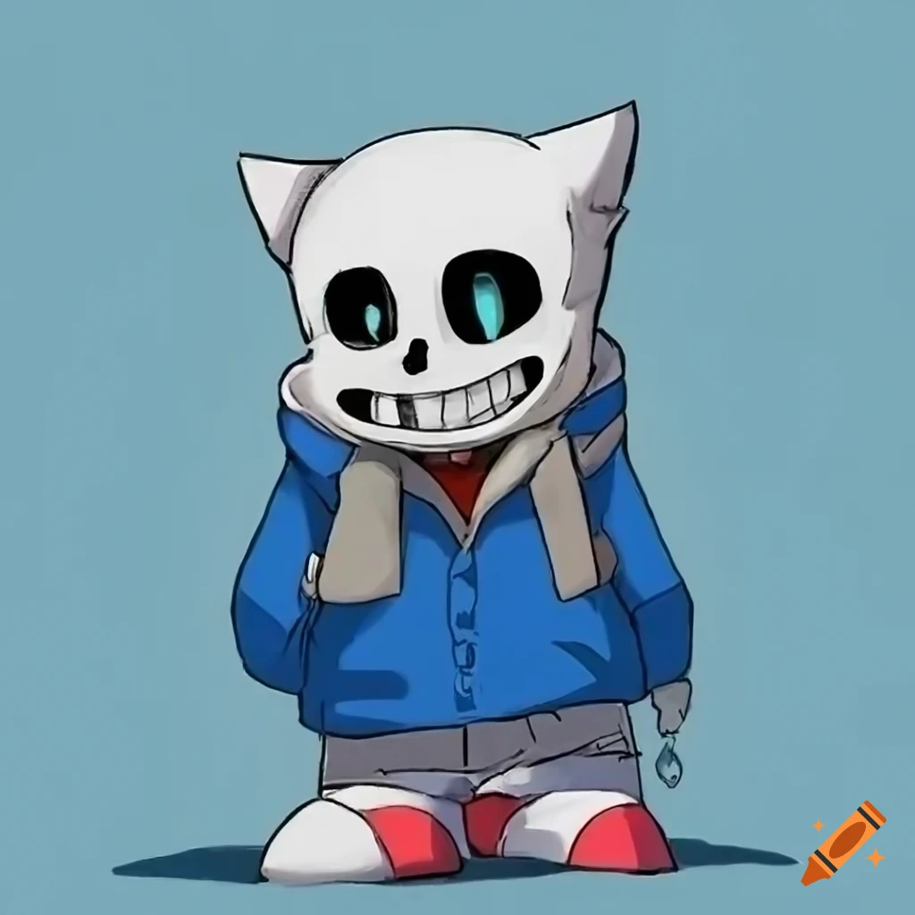 Sans from undertale in real life on Craiyon