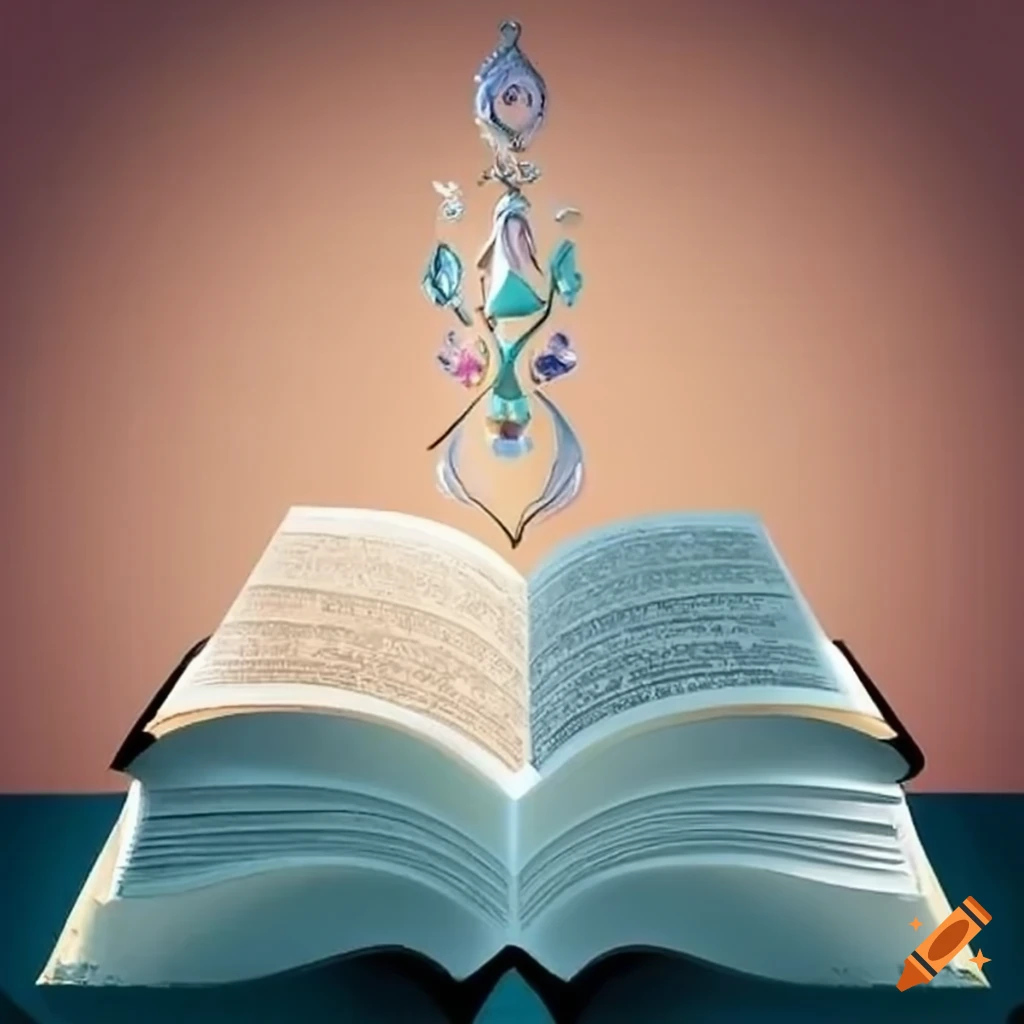 Transition from paper book to digital torah on Craiyon