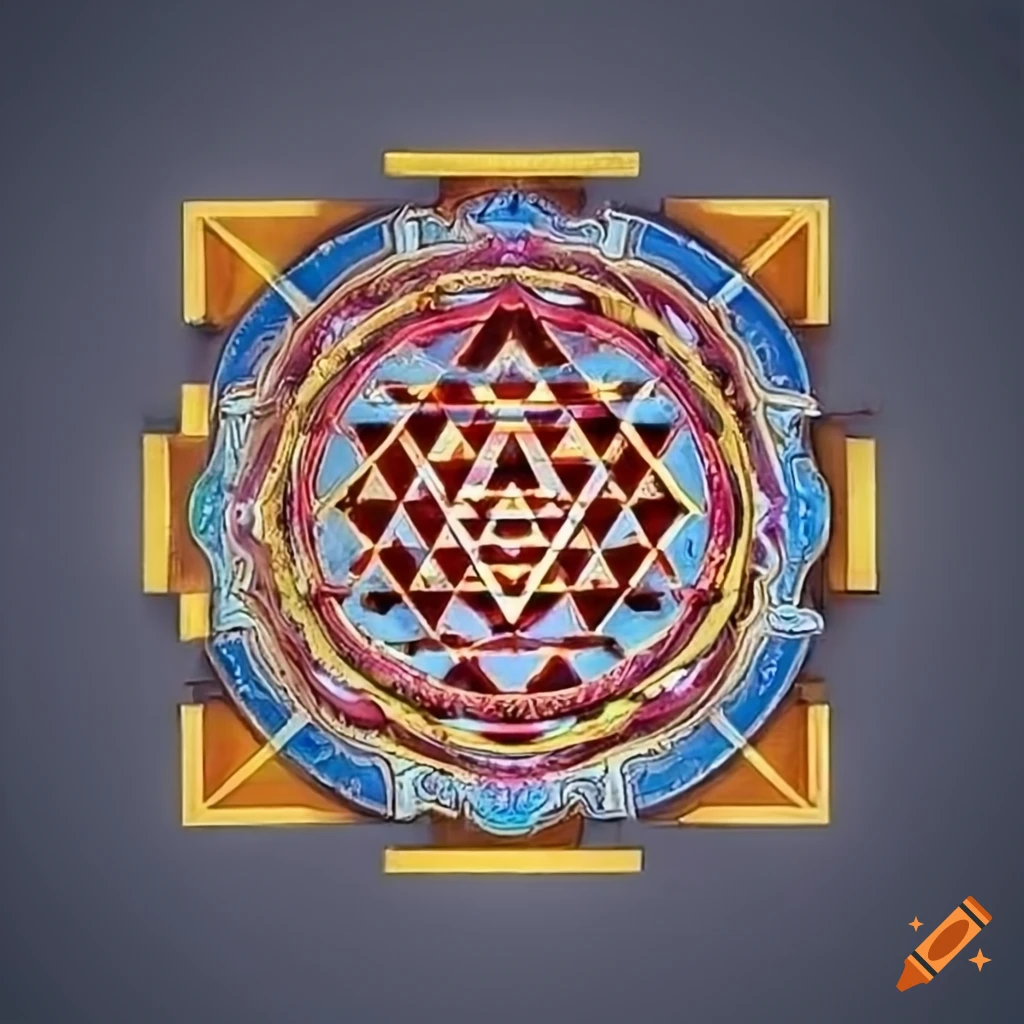 Image of sri yantra