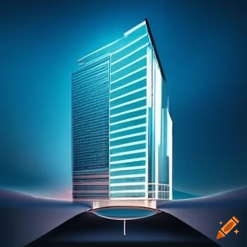 Building management illustration on Craiyon