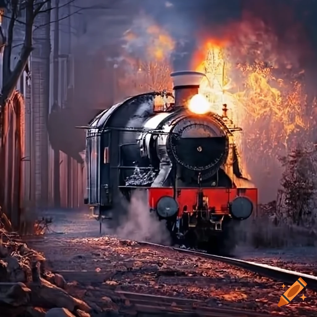 Luxurious golden train on Craiyon