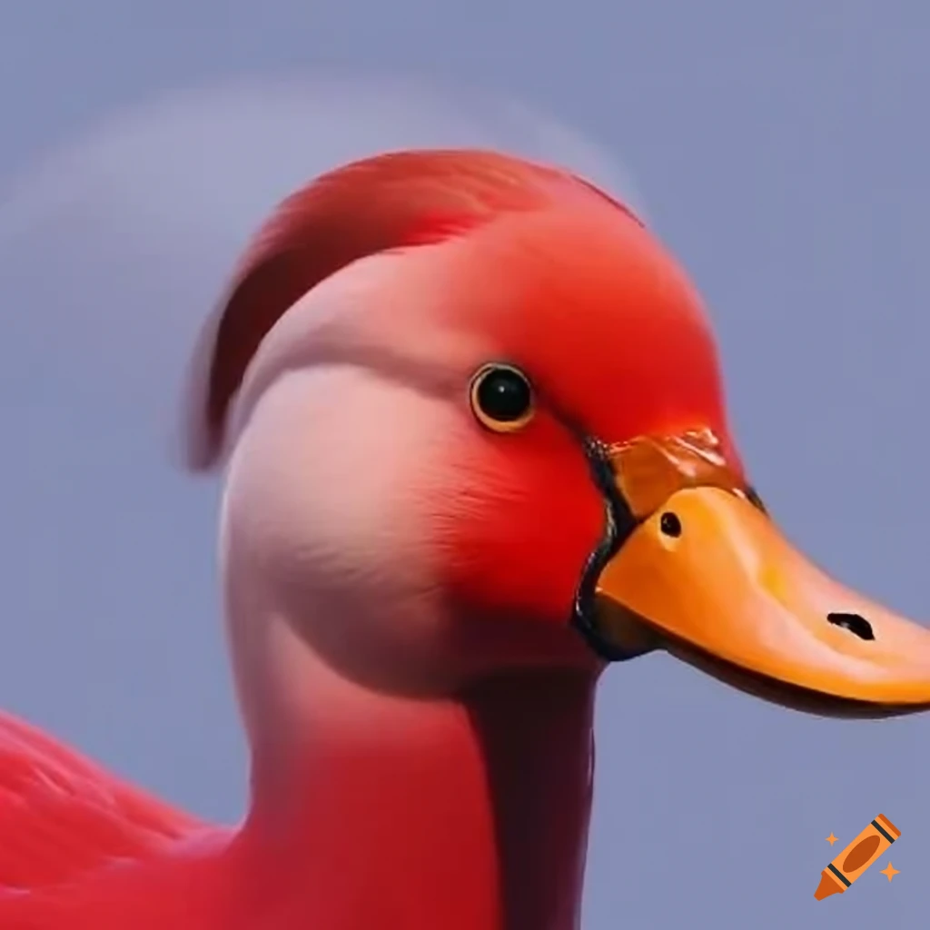 Mischievous duck on Craiyon