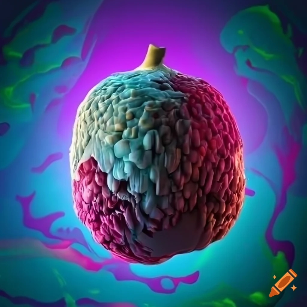 Abstract digital artwork of a virtual world