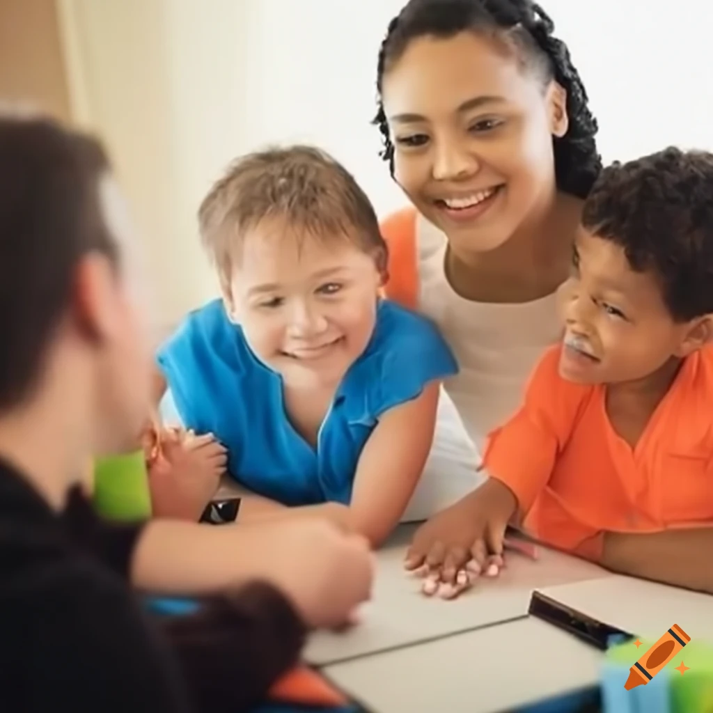 Image representing active parental involvement on Craiyon