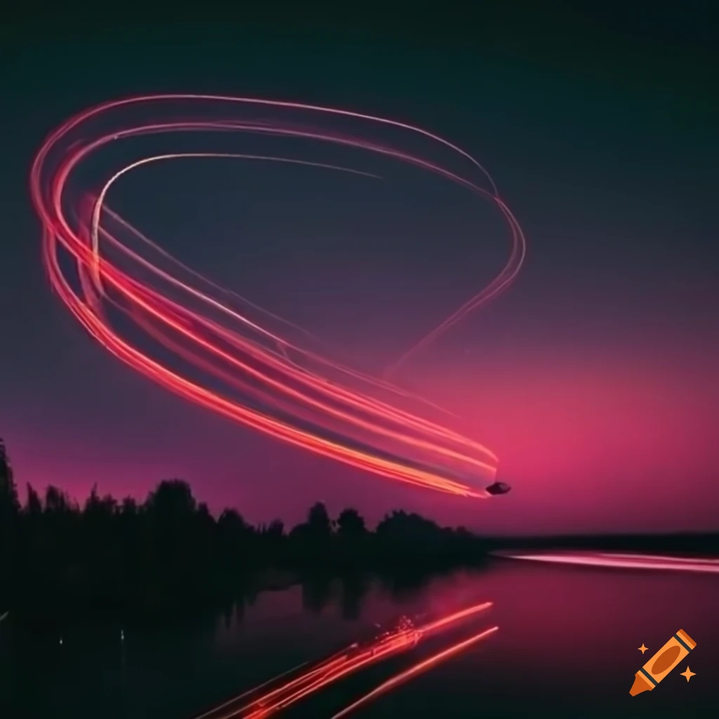 People raving with glowsticks and party lasers on Craiyon