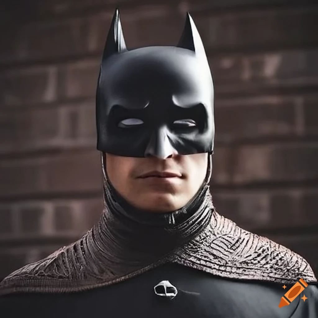 Batman mask with bat symbol on Craiyon