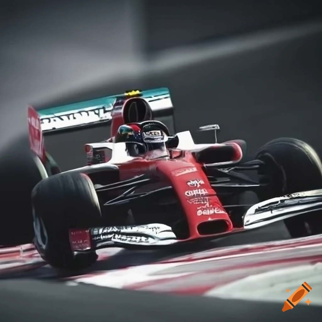 Poster of a formula one race on Craiyon