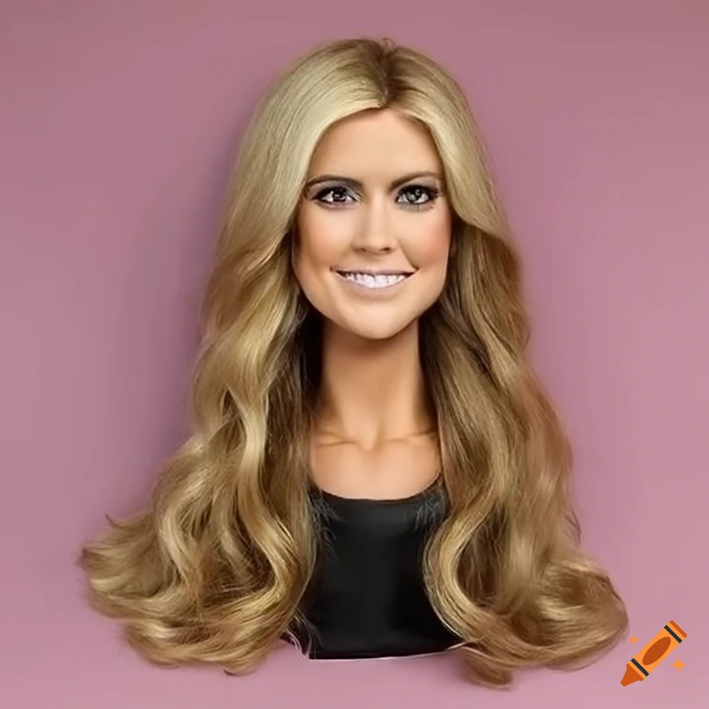 Lifelike styling head for long hair enthusiasts on Craiyon