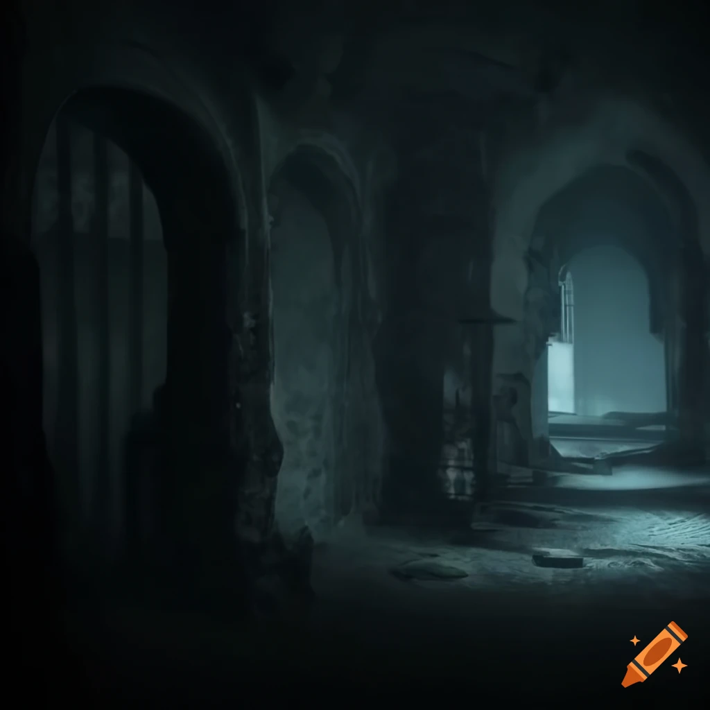 Image of an evil lair on Craiyon