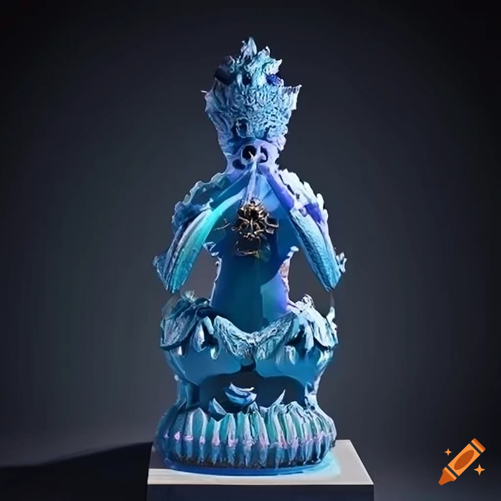 Detailed gerudo sapphire carving