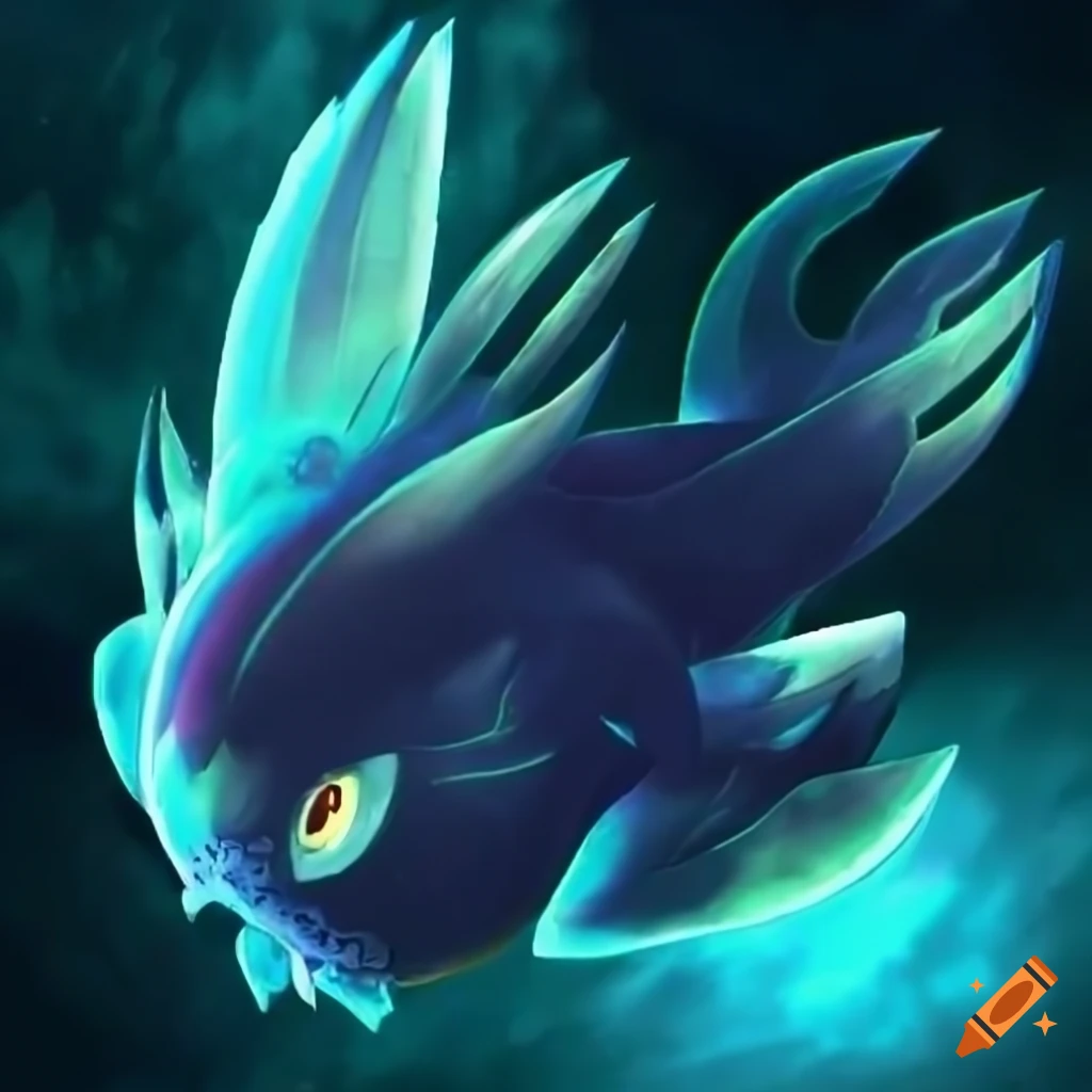 Image of Abyssion, a Legendary Pokémon on Craiyon