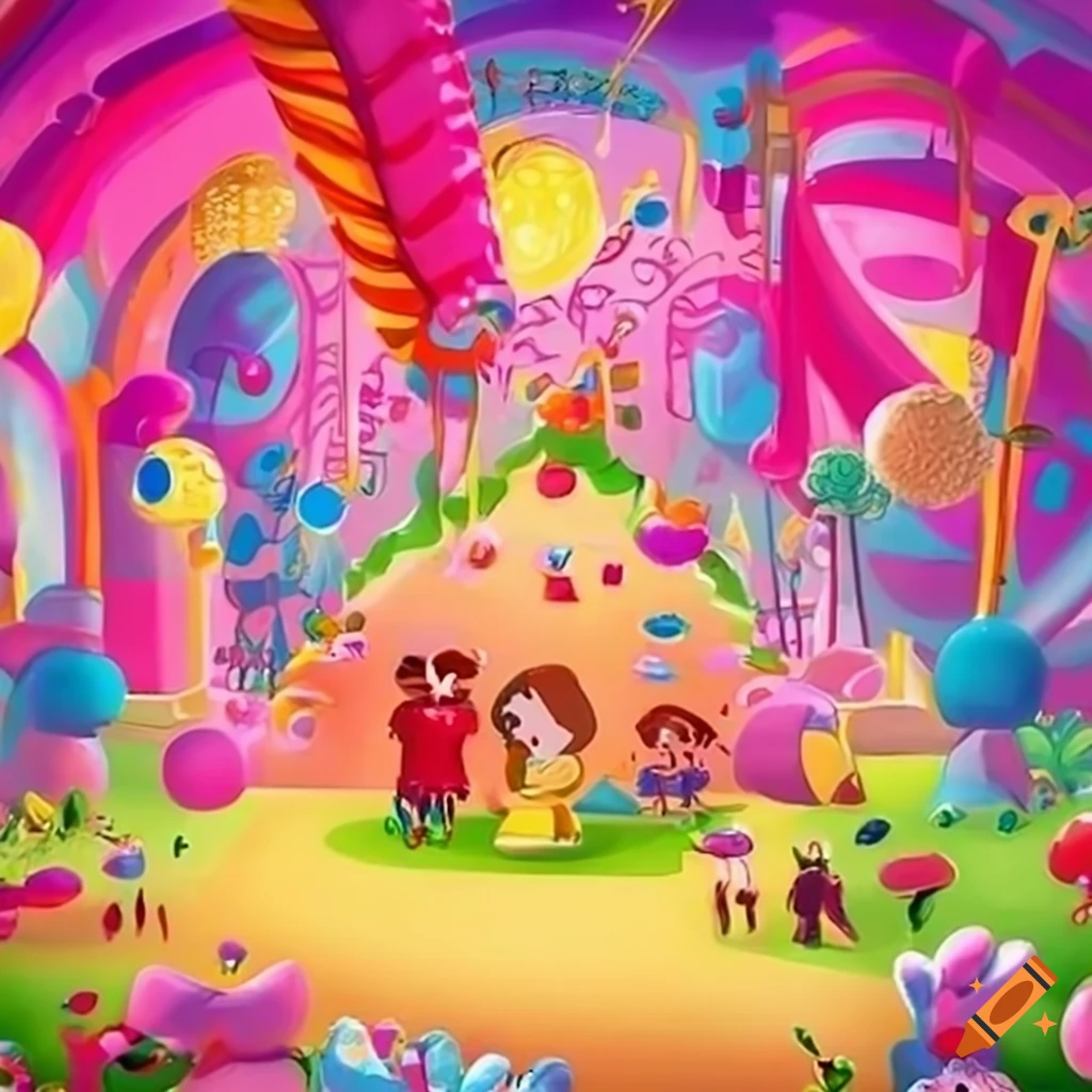 Cover of the children's book "adventures in candyland: the sweetest ...