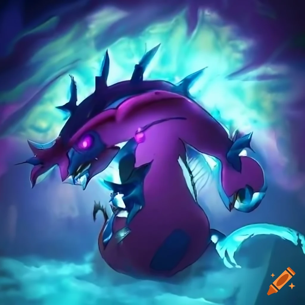 Image of the Legendary Pokémon Abyssion on Craiyon